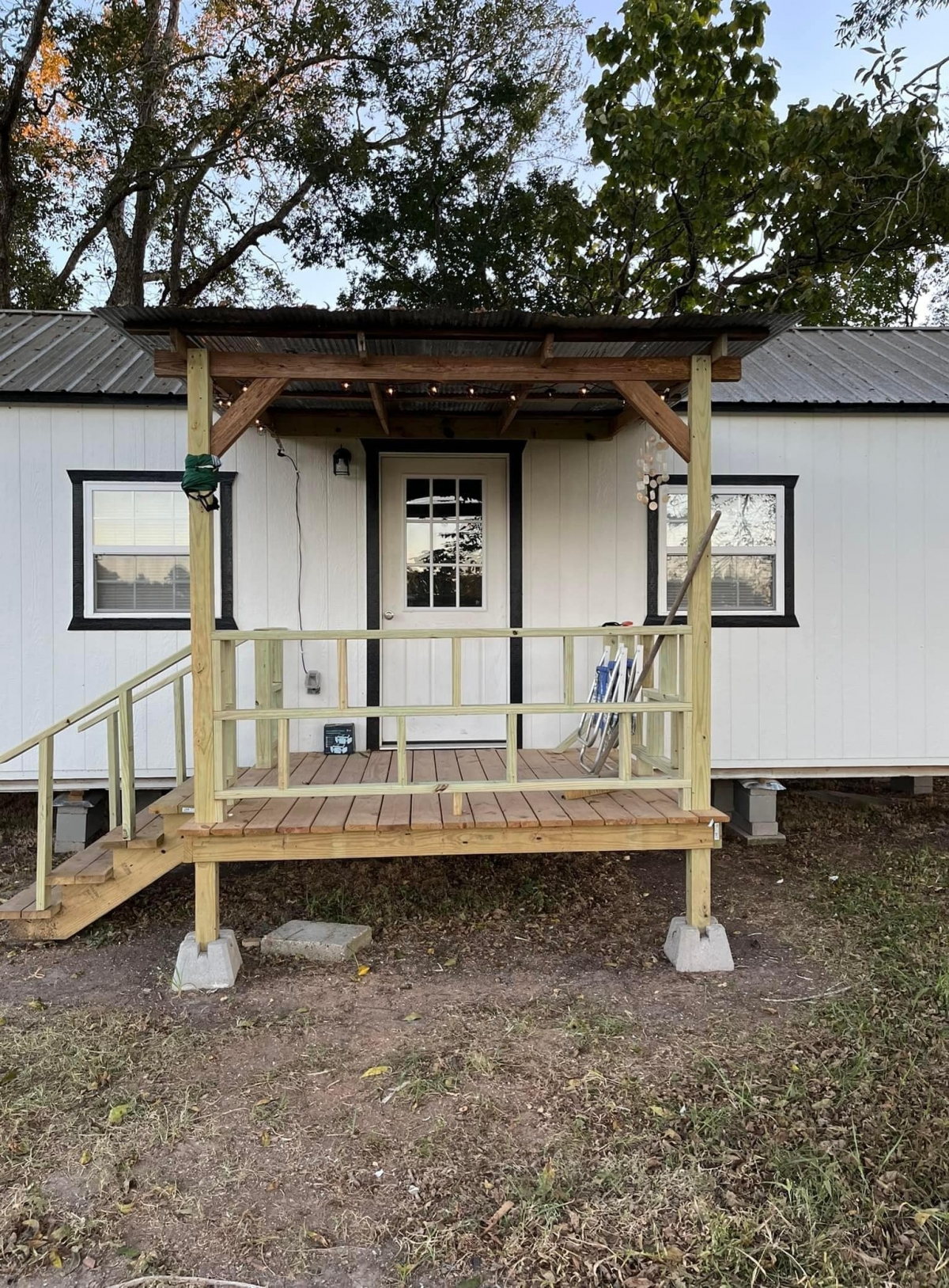 Carey and Janet's 12x32 Side Utility - RiverBridge Cabins